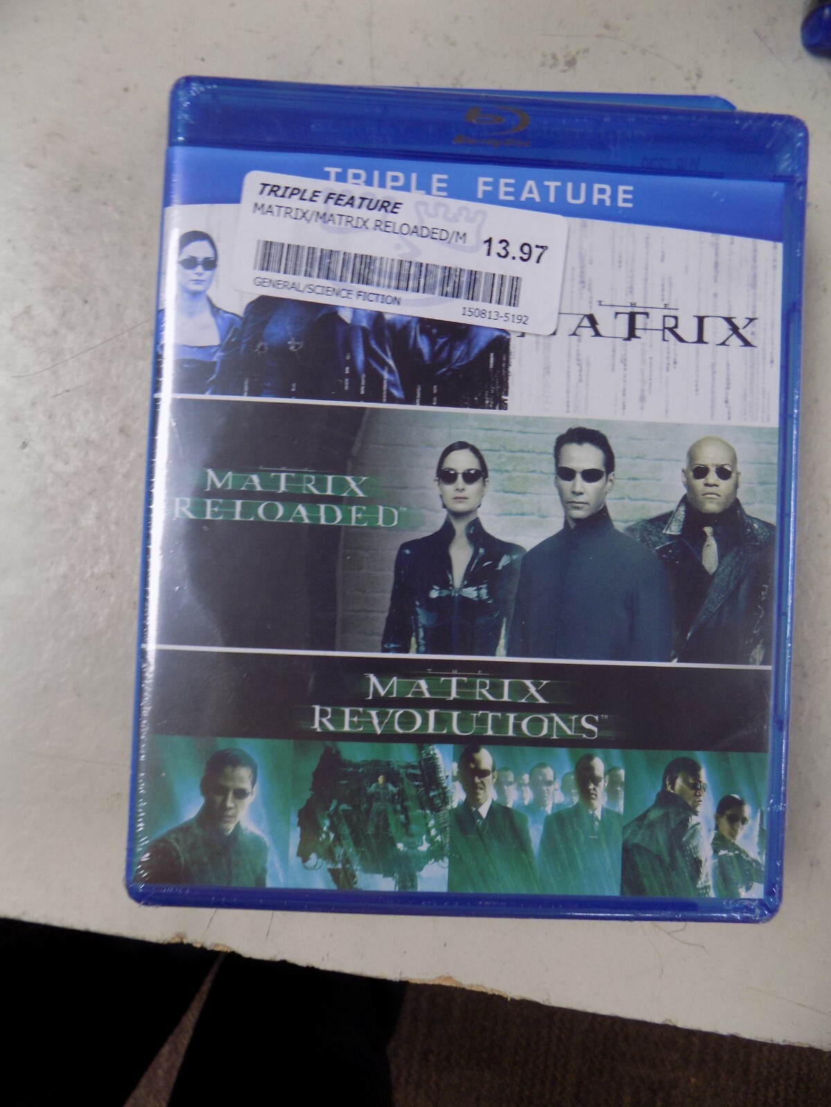 Blu-Ray movie video New sealed the Matrix triple feature | eBay