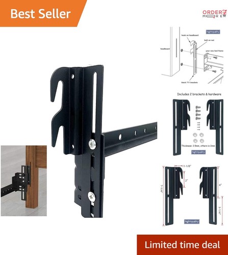Versatile Bed Frame Conversion Brackets - Upgrade Older Headboards Effortlessly | eBay