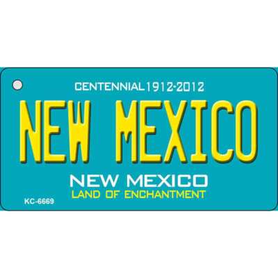 New Mexico Teal New Mexico Novelty Metal Key Chain KC-6669 | eBay