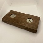A J CUSTOM Walnut Benchrest Shooting Block fits standard accessory rail ...