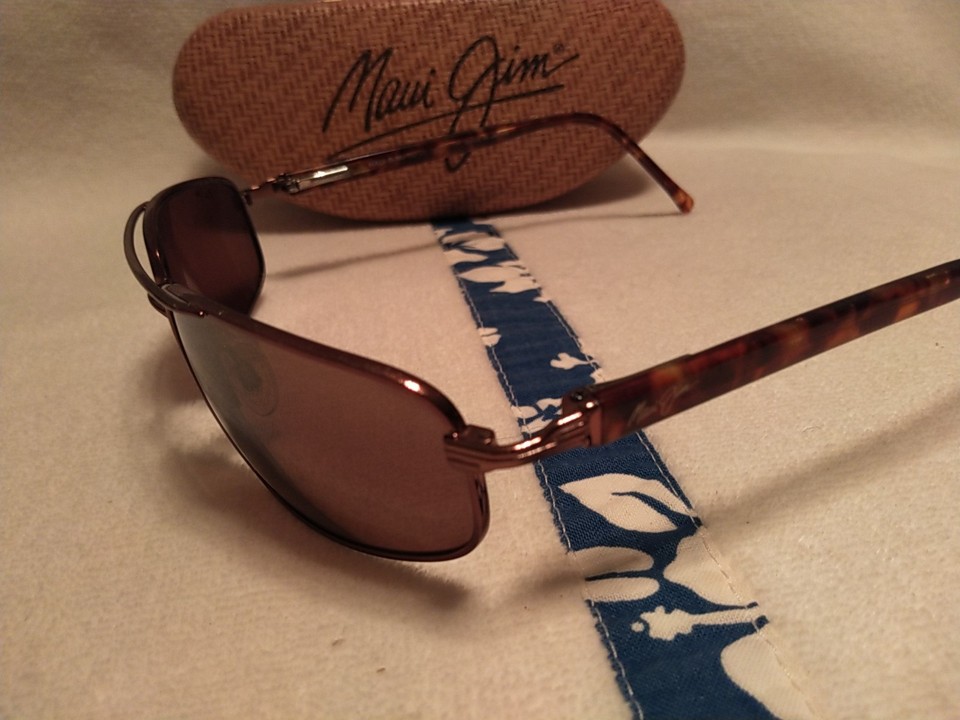 "NEW DISPLAY* MAUI JIM KAHUNA 162-23 Copper/Bronze Perfect Polarized ...