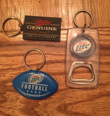 3 miller key chain ring fob rat hot rod mopar chevy ford pontiac foot ...