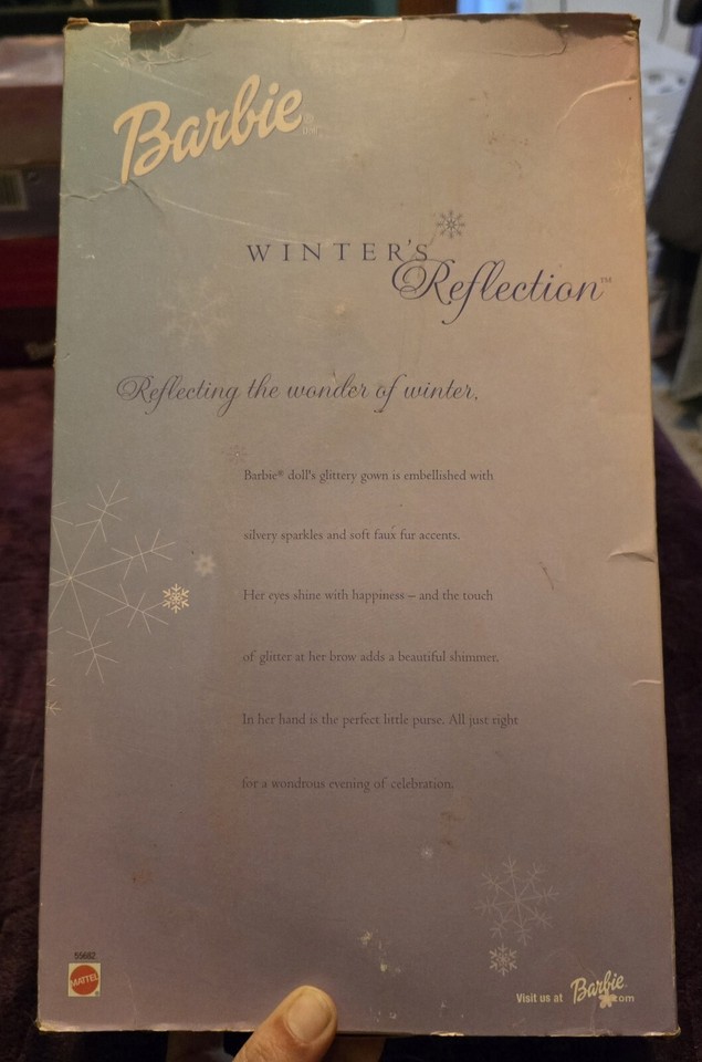 2002 Winter's Reflection Special Edition Barbie by Mattel New in Box ...