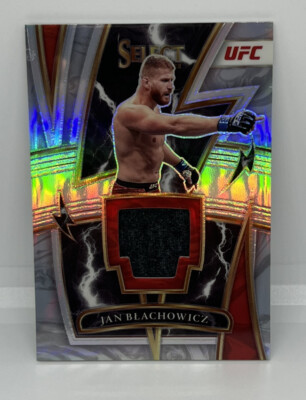 2022 Panini Select UFC Jan Blachowicz #SP-JBH - SILVER PRIZM Patch ...