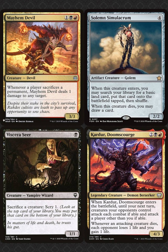 Deadpool, Trading Card Commader Deck EDH MTG Ready-to-Play Rakdos Magic ...