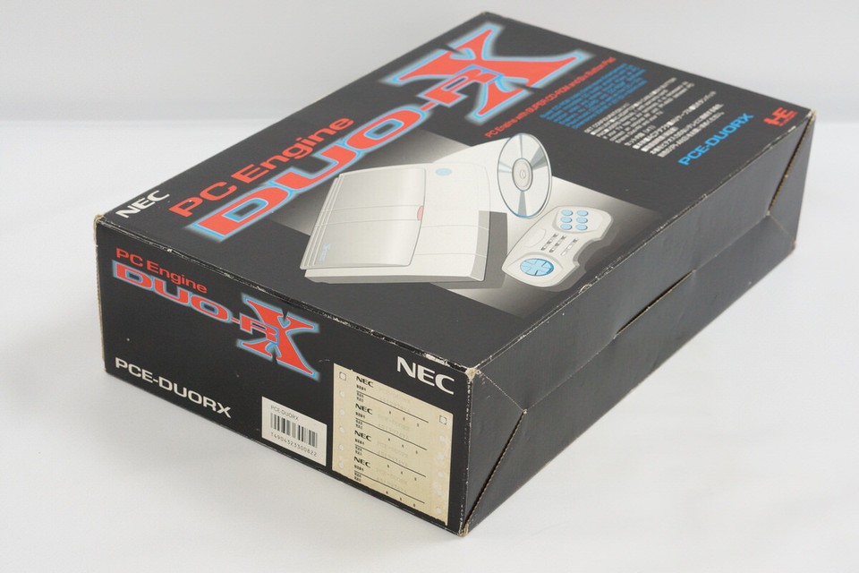 PC Engine DUO-RX Console Boxed Tested System 4513974YA JAPAN -NTSC-J ...