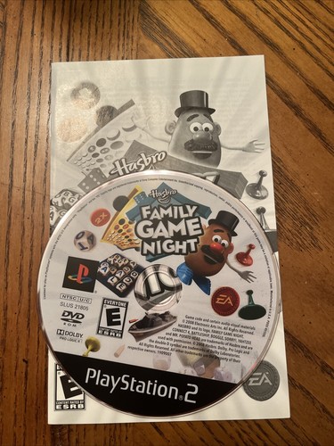 PlayStation 2 Hasbro Family Game Night Disc And Manual Only | eBay