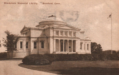 Branford Conn. Blackstone Memorial Library Vintage 1923 Postcard | eBay