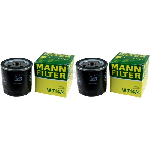 2X Original MANN-FILTER Filtre À Huile W 714/4 | eBay