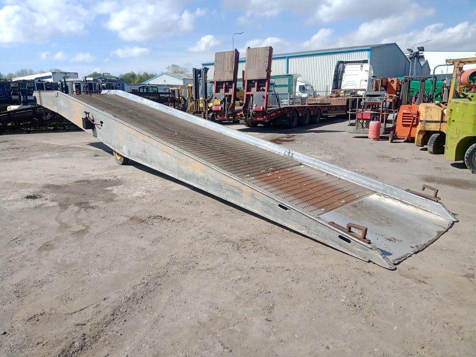 Copperloy Loading ramp container ramps dock forklift yard mobile ...
