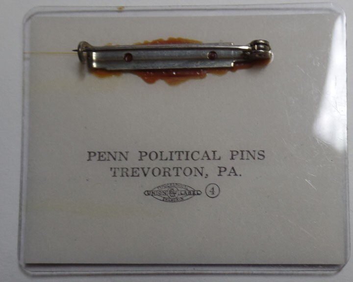 1960 Kennedy Election Vote Straight Democratic Campaign Lapel Pin ...