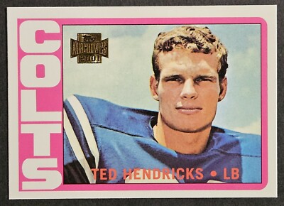 2001 Topps Archives #74 Ted Hendricks Baltimore Colts | eBay