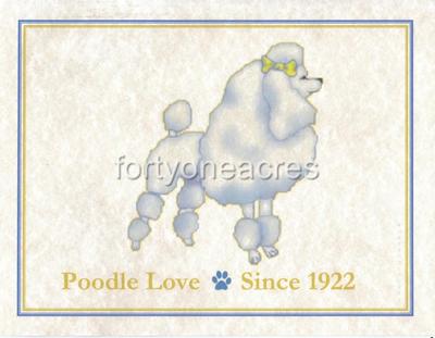 MASCOT Series - Sigma Gamma Rho Print - Poodle Love v2 | eBay