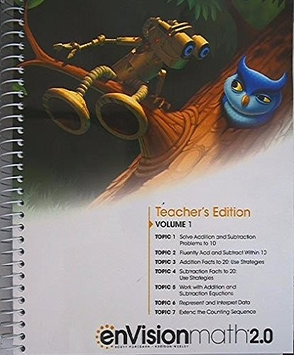 enVision Math 2.0: Grade 1, Teacher's Edition, Volume 1: Topics 1-7 ...