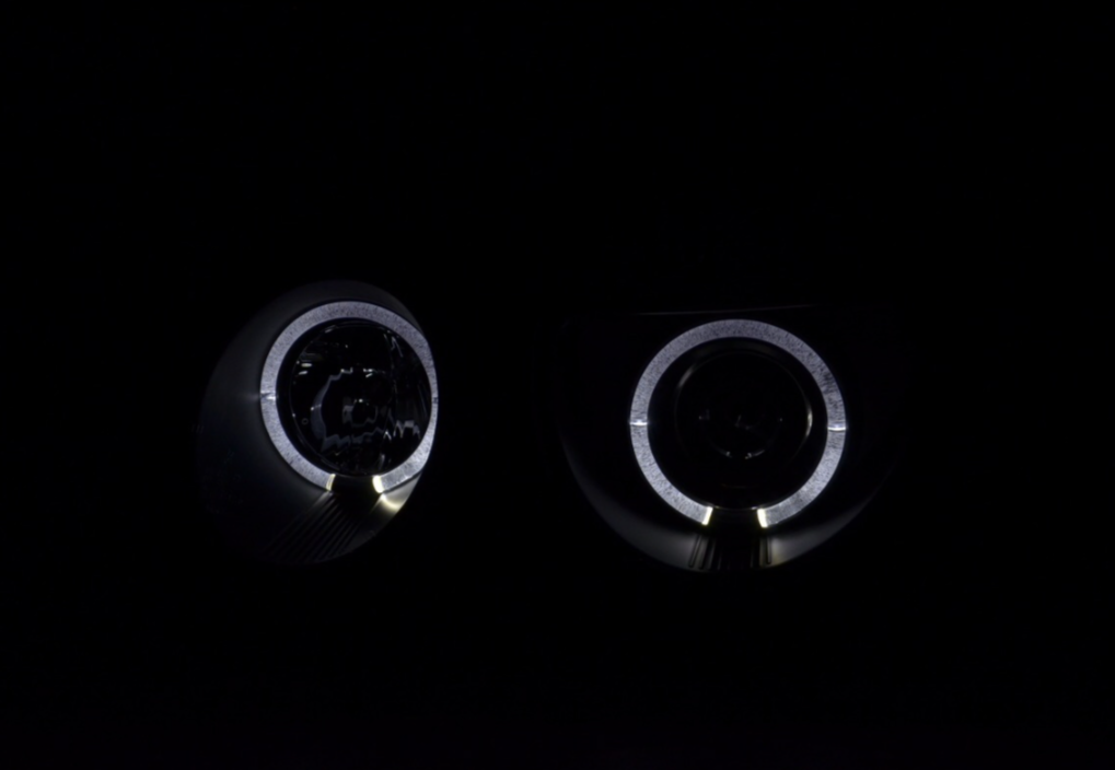 FK LED DRL Angel Eye Halo Ring Headlights Mercedes E-Class W210 95-98 ...