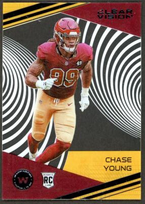 2020 Clear Vision Chase Young Rookie Washington Football Team #CV-27 ...