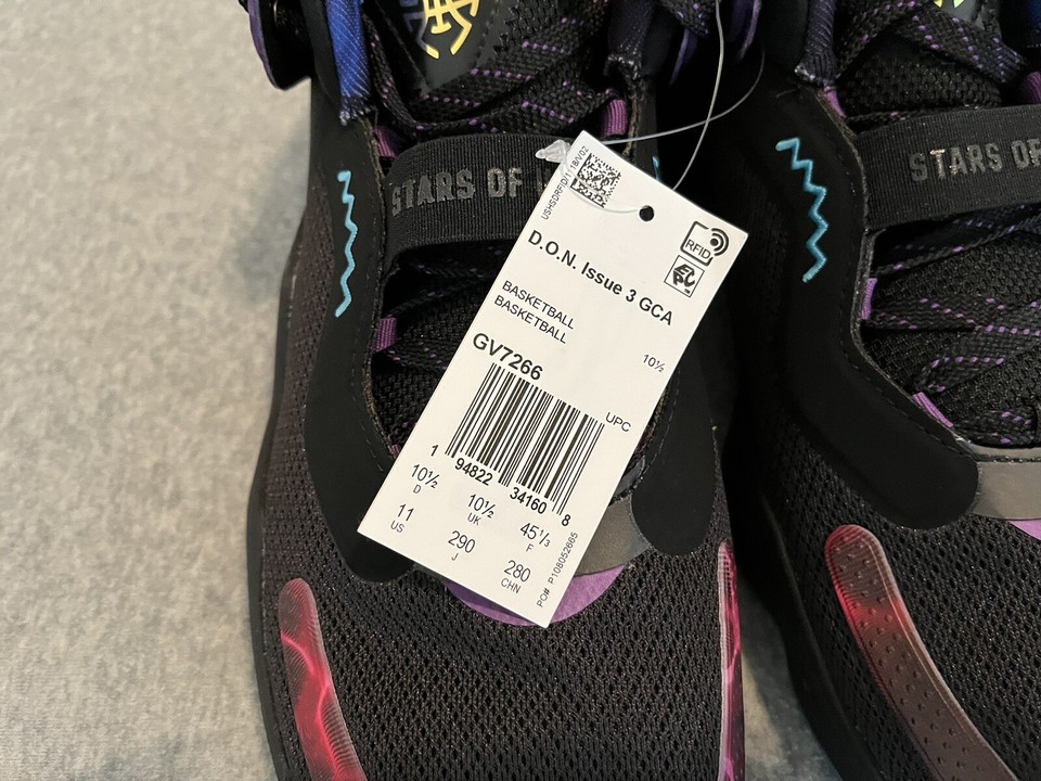 Adidas DON Issue 3 GCA Basketball Shoes Donovan Mitchell Stars of Utah ...