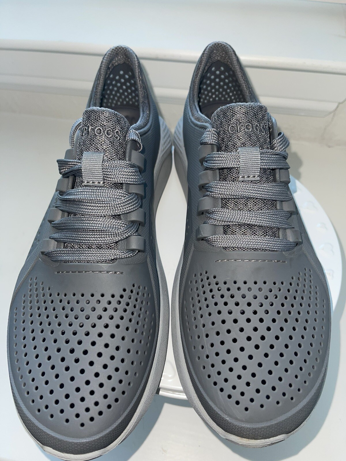 CROCS LiteRide Pacer By Crocs 204967 Comfort Grey Sho… - Gem