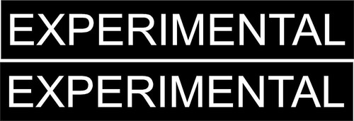 #p572 (2) 12" Experimental Aircraft Car Truck Jeep Rover Decal Sticker ...