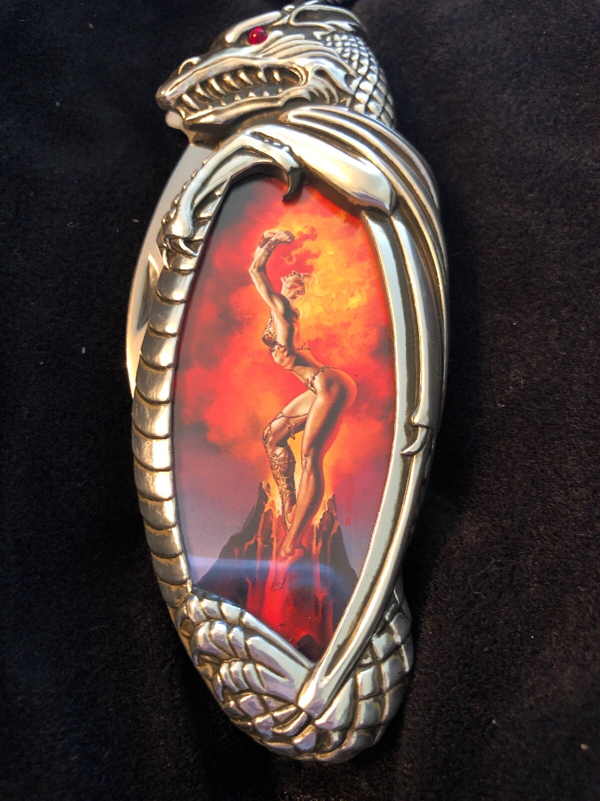 Knightstone Boris Vallejo “Sorceress of Passion Goddess” Knife~Brand ...