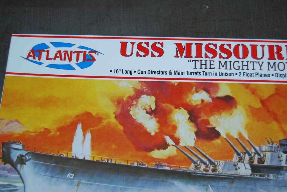 1/665 Atlantis USS Missouri WWII U.S. Navy Iowa Class Battleship New in ...