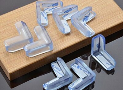4/8 Clear Rubber Furniture Corner Edge Table Cushion Guard Protector ...