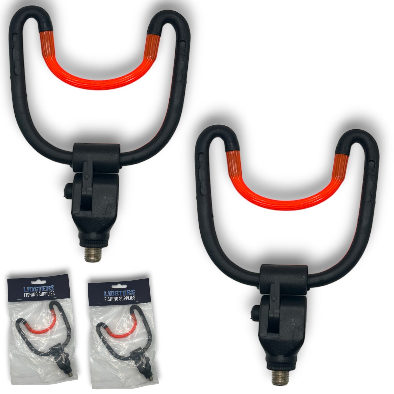 2 NEW ROD POLE FISHING RESTS COARSE CARP ADJUSTABLE FEEDER ROD 2 U ...