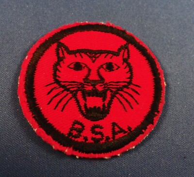 Vintage Red TWILL Patrol Patch - BOBCAT - 1960s Era - GUM Back | eBay