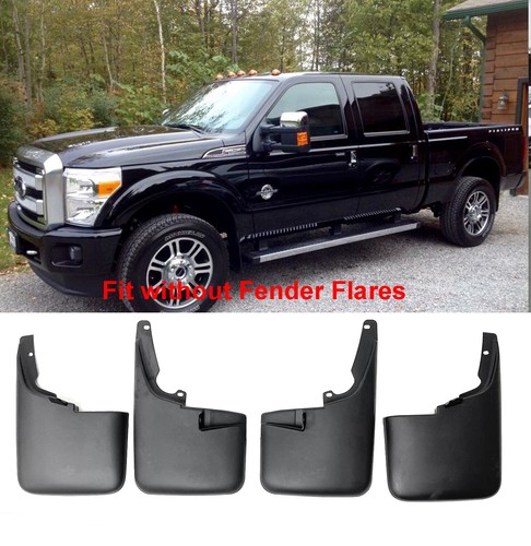 4 PCS OE Style Mud Guards Splash Flaps For 11-16 Ford F250 F350 w/o ...