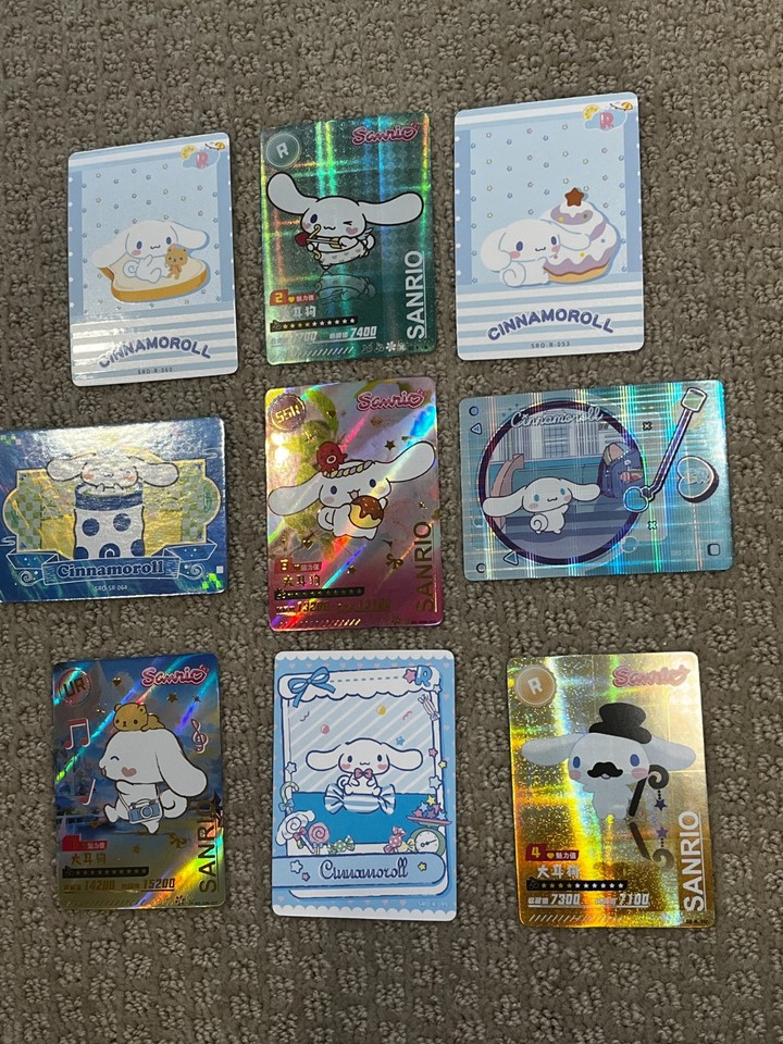 Sanrio Character Cinnamoroll Set of 5 Random Trading Cards, SSR+ ...