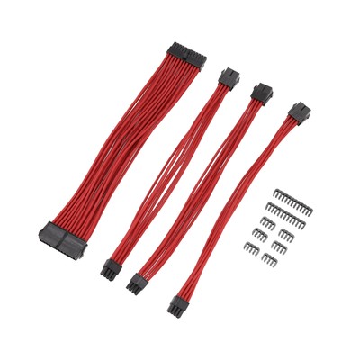 9-Inch Braided Extension Cable Kit Basic Extension Cable for PC Case ...