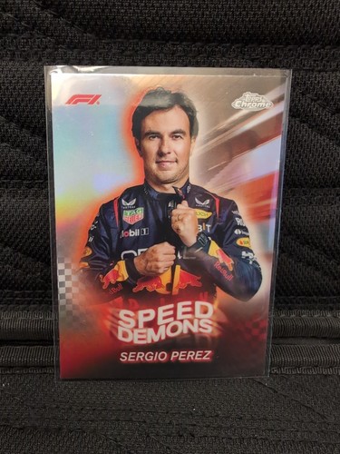 2024 Topps Chrome F1 Sergio Perez Speed Demons Oracle Red Bull Racing ...