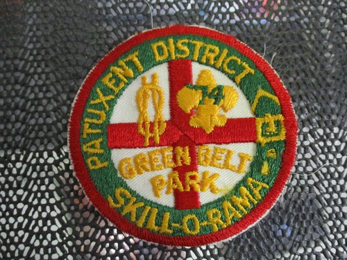 Vintage 3" Boy Scouts Patuxent District Skill-O-Rama Green Belt Park ...