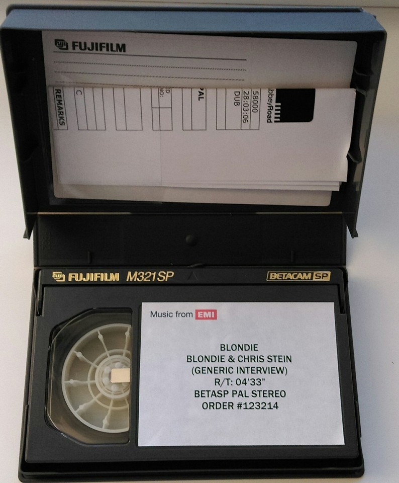 Blondie "Blondie and Chris Stein" (PROMO, BETACAM SP, PAL, Stereo) | eBay