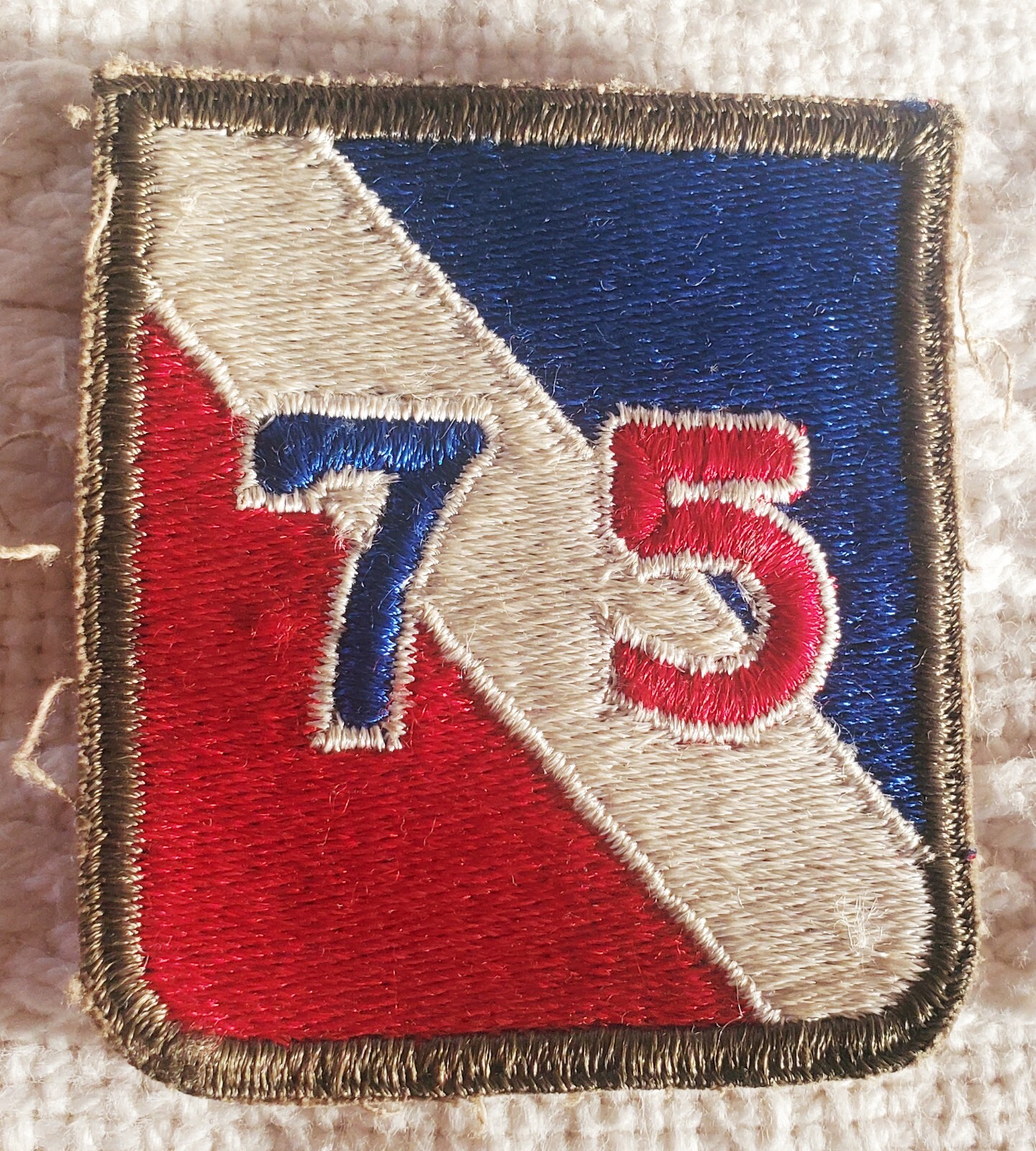 WWII U.S. Army 75th Infantry Division Patch - Original | eBay