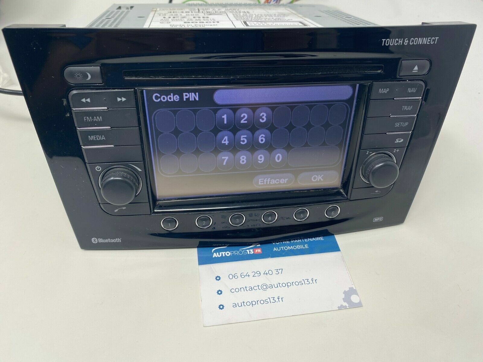 AUTORADIO CD MP3 GPS NAVI NAVIGATION OPEL CORSA D ZAFIRA B PHASE 2 ...