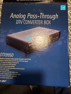 DTX9950 nhens digital pass through analog converter TV LN | eBay
