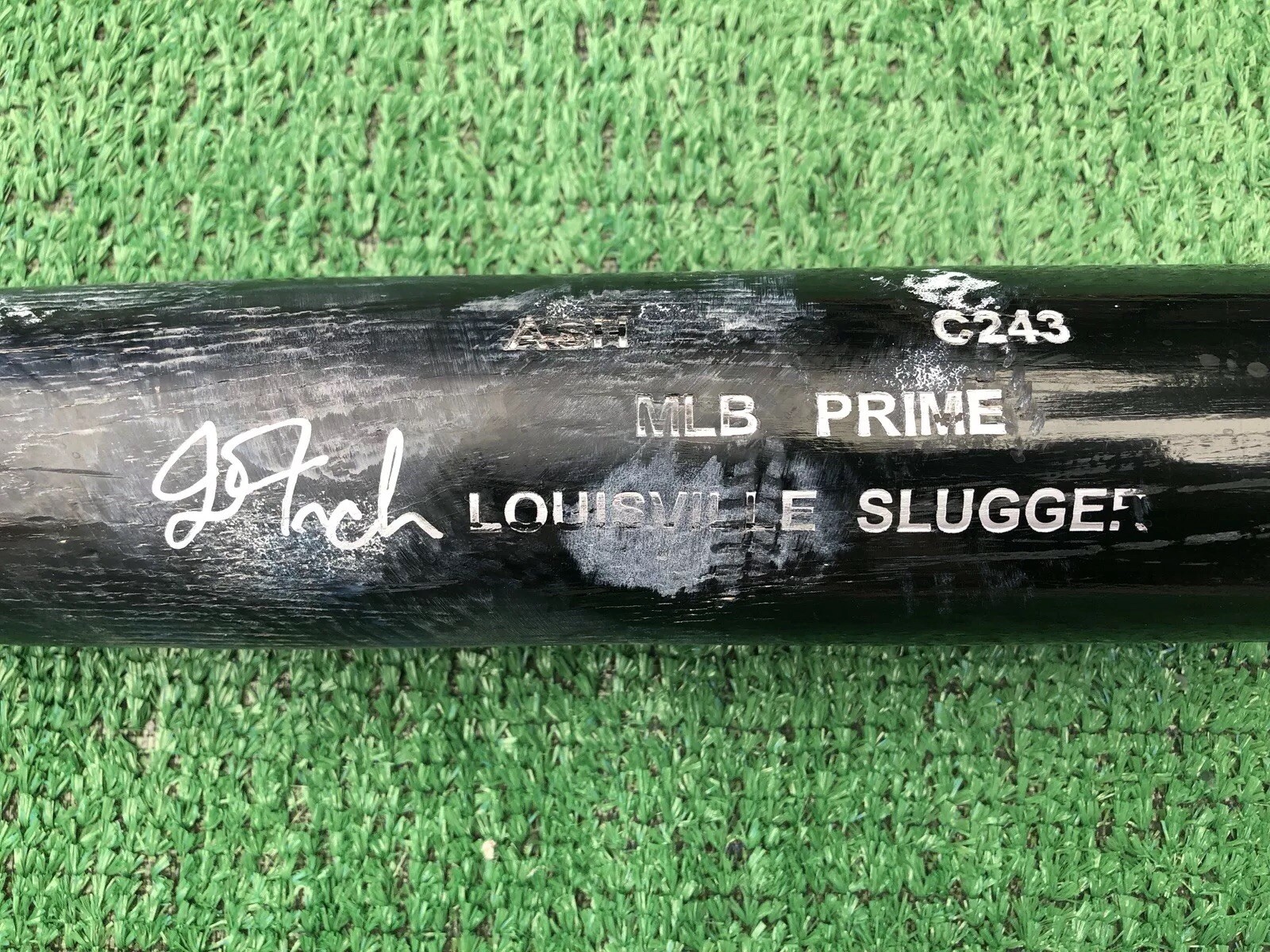 SAN FRANCISCO GIANTS GARRETT FRECHETTE AUTOGRAPHED GAME USED BASEBALL ...