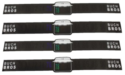 Thermometer Strips Easy View Self Adhesive - Kombucha - Wine - Beer - 4 ...