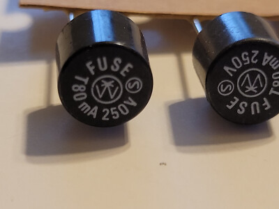 20 LIttelfuse PCB fuses with leads through holes T80 mA 250V | eBay