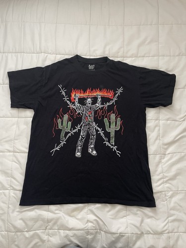 Travis Scott Cactus Jack print T-shirt | eBay