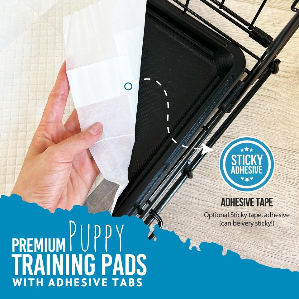 Bulldogology 50-Count Dog Puppy Pads (24x24) Large Pee Pads for Dogs ...