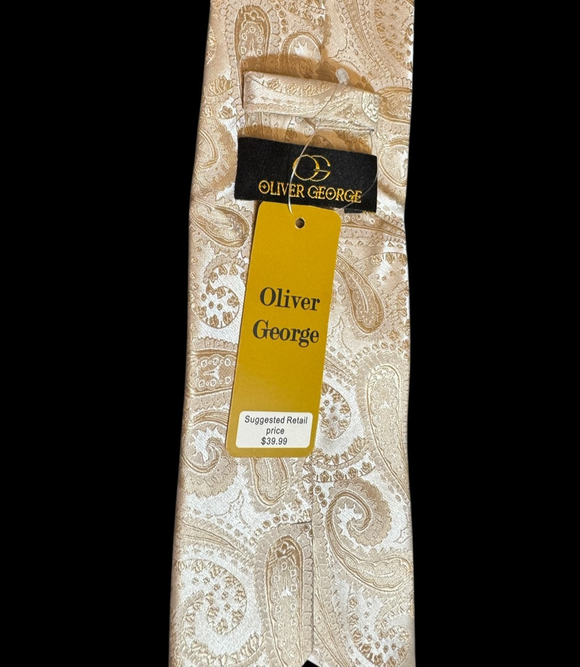 Oliver George Tan Men's Tie NWT | eBay