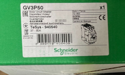 1pc New GV3P50 Schneider Circuit Breakers | eBay