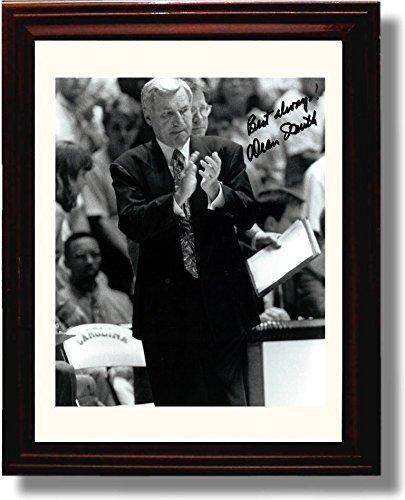 16x20 Framed Dean Smith - North Carolina Tar Heels B&W Autograph Promo ...