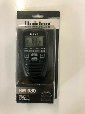 Uniden RM-980 Remote LCD Speaker Microphone Suits -UH9080 | eBay Australia