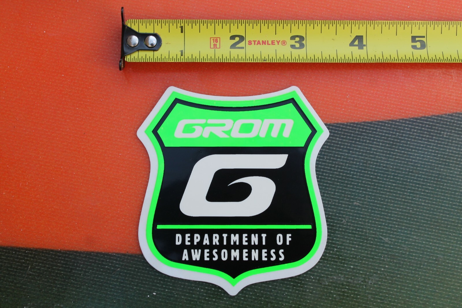 GROM Army Department Of Awesome Highway Sign Green V15a Vintage Surfing ...