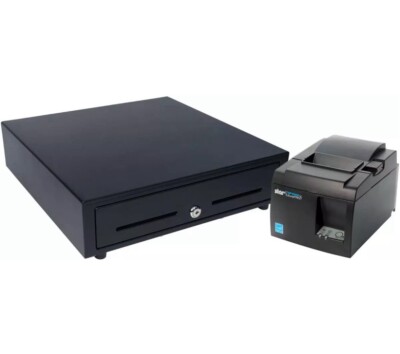 Square Stand Bundle Star TSP100 TSP143U USB Receipt Printer & Cash ...