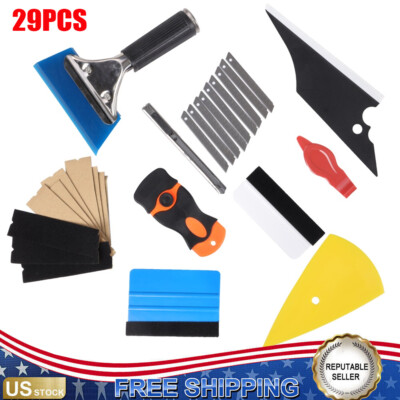 11 in 1 Window Tint Tools Car Film Tinting Scraper Squeegee Install Kit ...