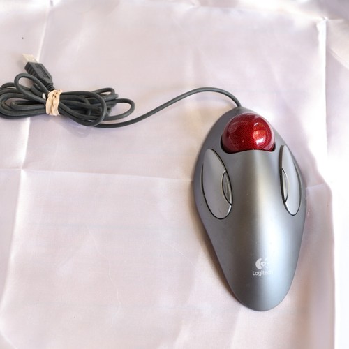 Logitech Trackman Marble Mouse T-BC21 with Track Ball, Tested N231 | eBay